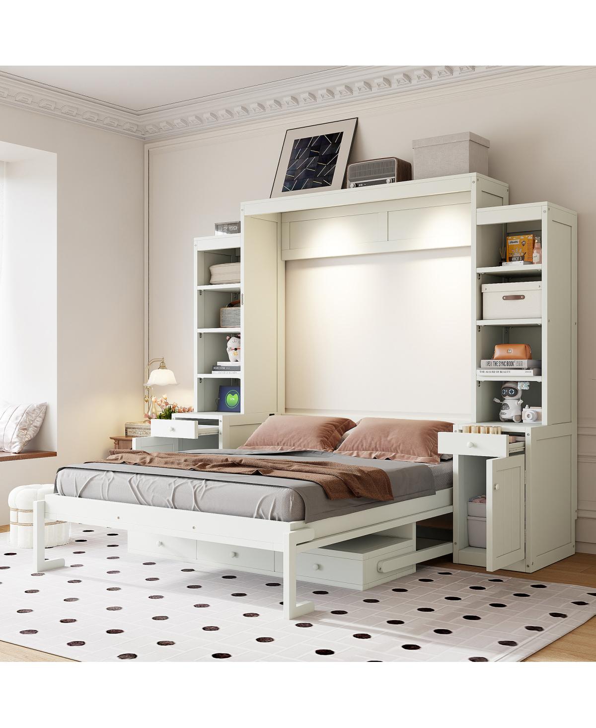Click here for Streamdale Furniture Queen Size Murphy Bed with De... prices