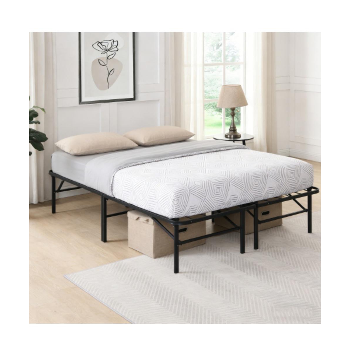 Click here for Lucky One King Size Metal Folding Platform Bed Fra... prices