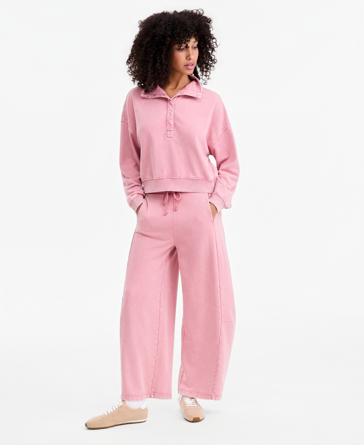Click here for And Now This Womens Fleece High-Rise Drawstring Pa... prices