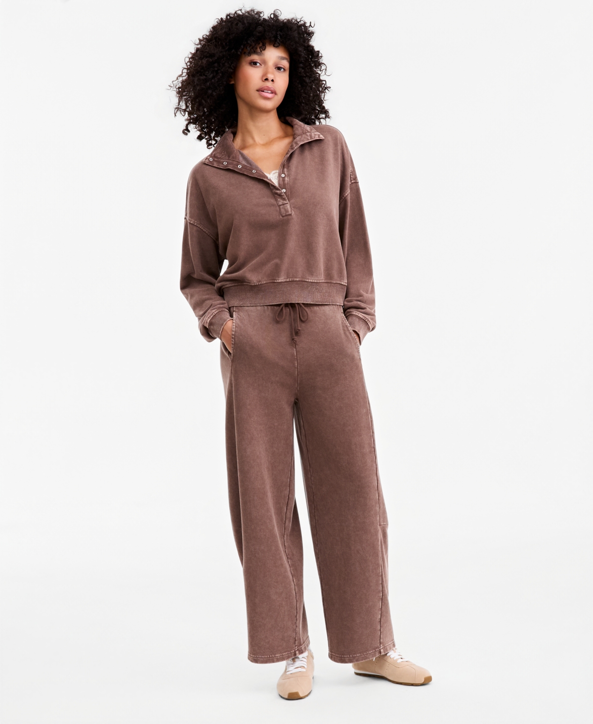Click here for And Now This Womens Fleece High-Rise Drawstring Pa... prices