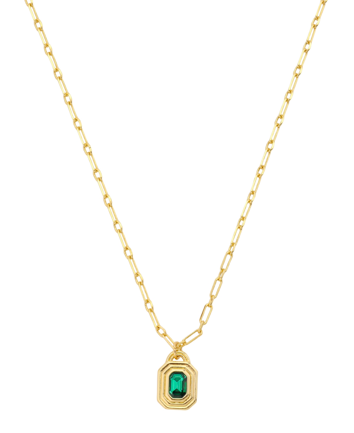 Click here for Unwritten Crystal 14k Gold-Plated Birthstone Penda... prices