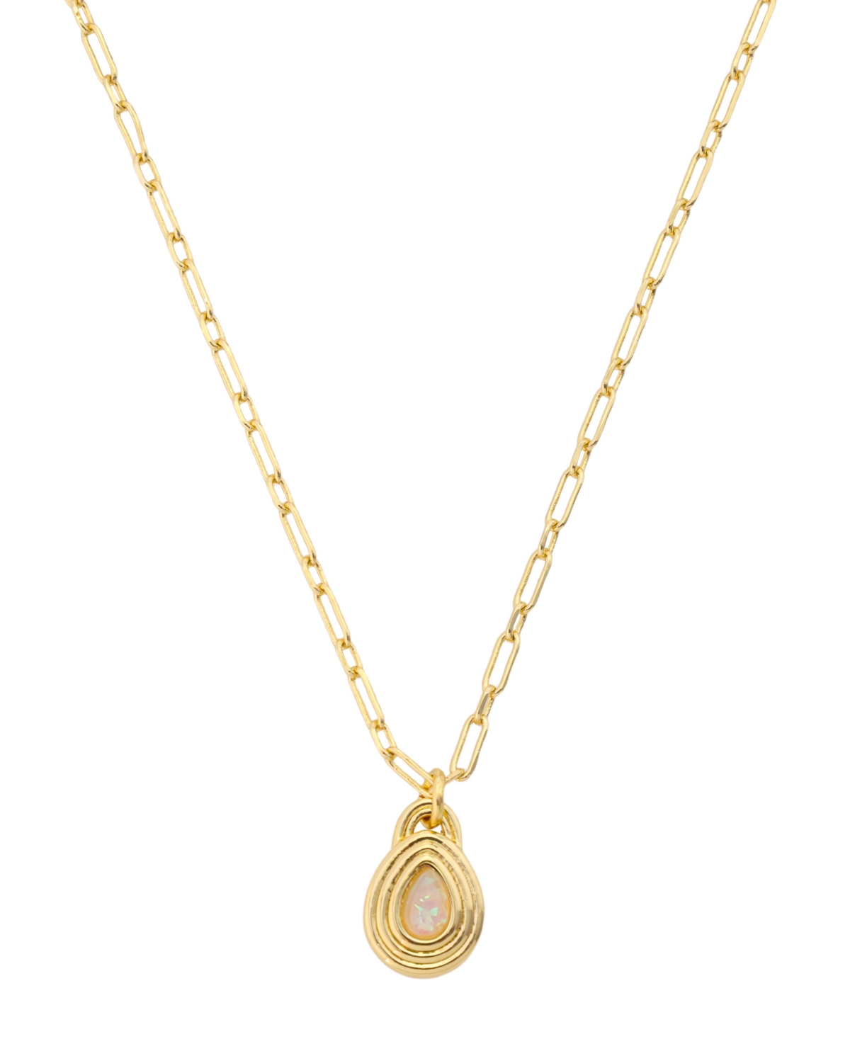 Click here for Unwritten Crystal 14k Gold-Plated Birthstone Penda... prices