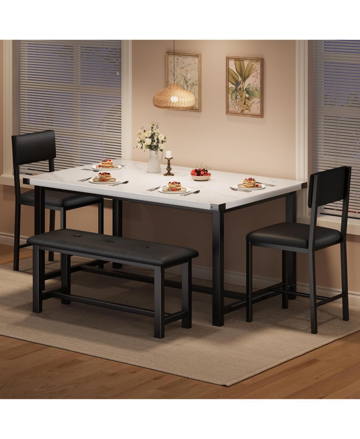 Click here for gaomon Dining Table Set for 4  Kitchen Table and 2... prices
