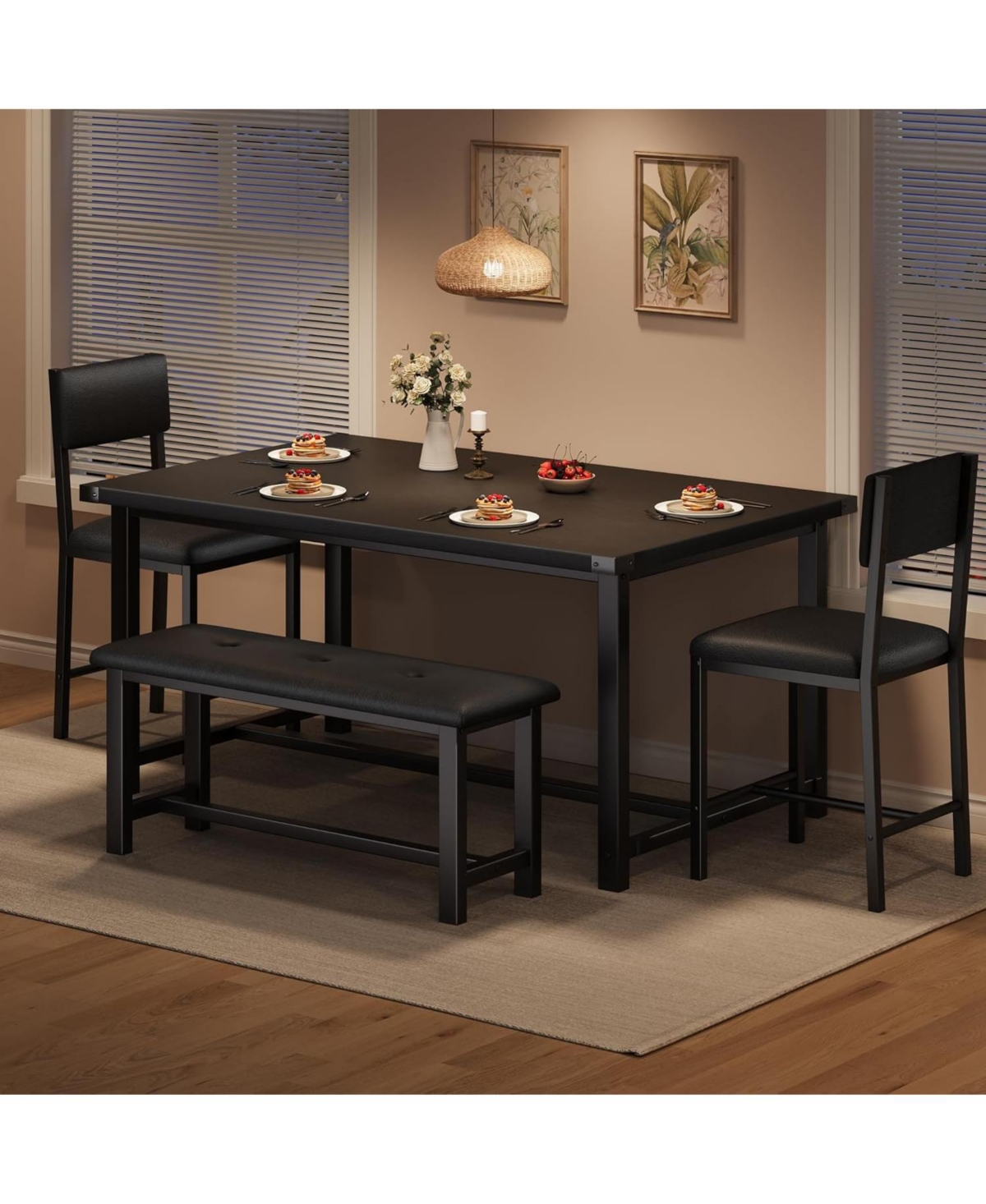 Click here for gaomon Dining Table Set for 4  Kitchen Table and 2... prices