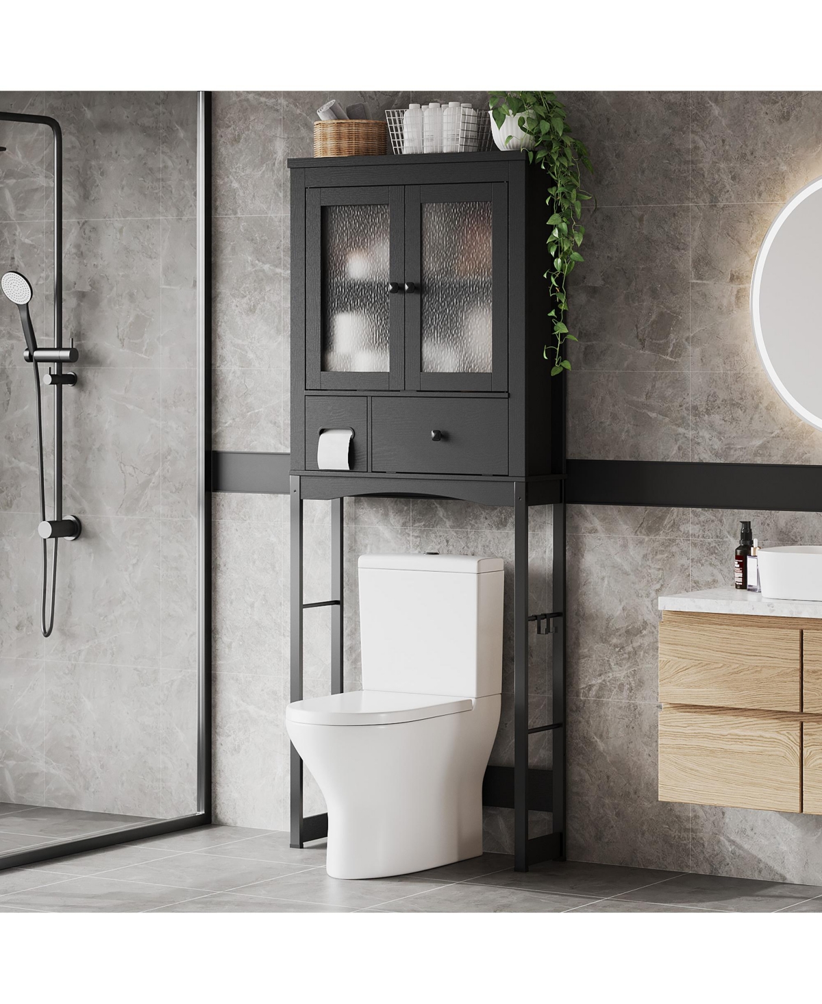 Click here for gaomon Over-The-Toilet Storage Rack - Farmhouse Vi... prices