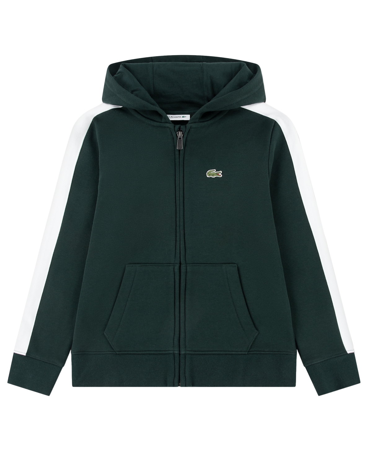 Click here for Lacoste Boys 10-16 Color-Block Full-Zip Hoodie - S... prices