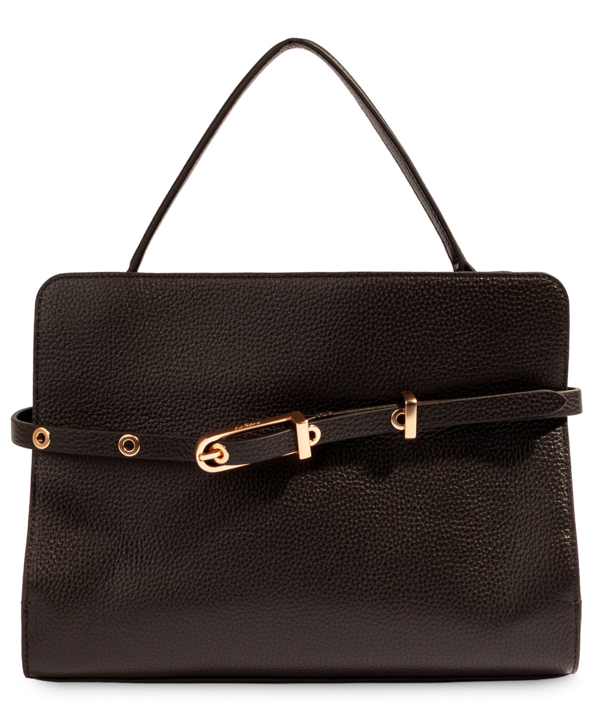 Click here for Sam Edelman Structured Florence Medium Leather Sat... prices