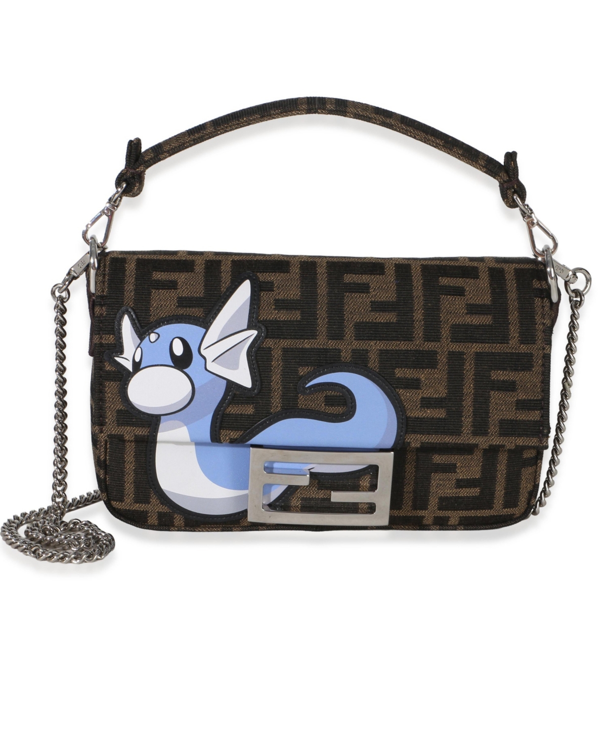 Click here for Pre-Owned Fendi X Frgmt X Pokemon Brown Ff Jacquar... prices