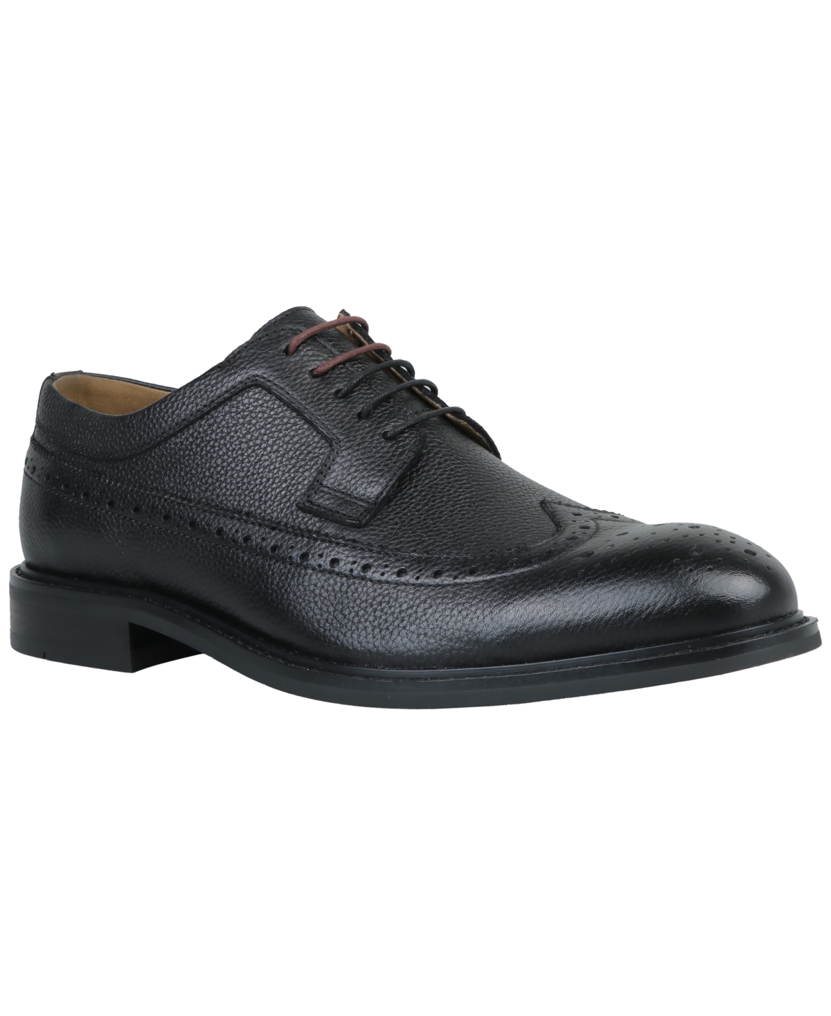 Click here for Bar Iii Mens Asherr Long Wing Brogue Leather Dress... prices