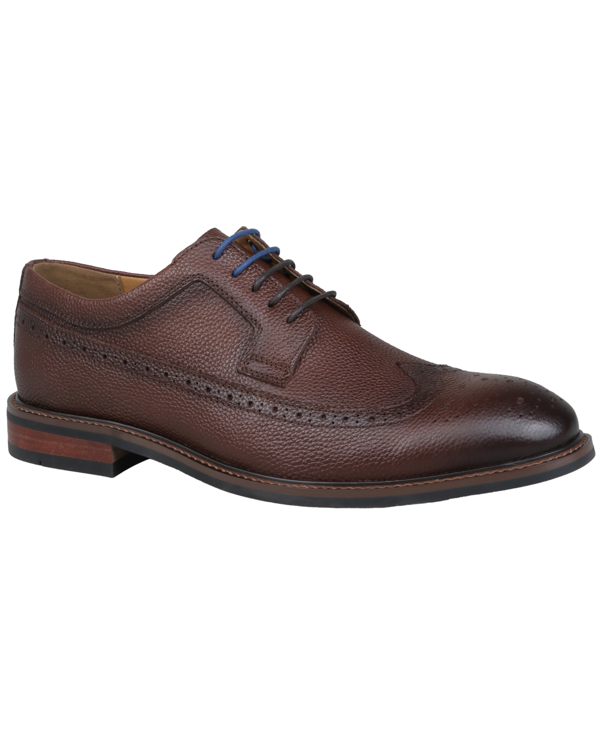 Click here for Bar Iii Mens Asherr Long Wing Brogue Leather Dress... prices