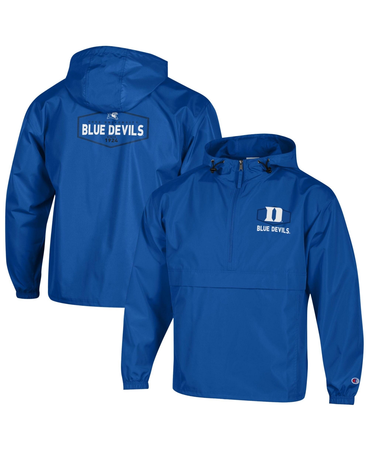Click here for Champion Mens Royal Duke Blue Devils Delay Packabl... prices