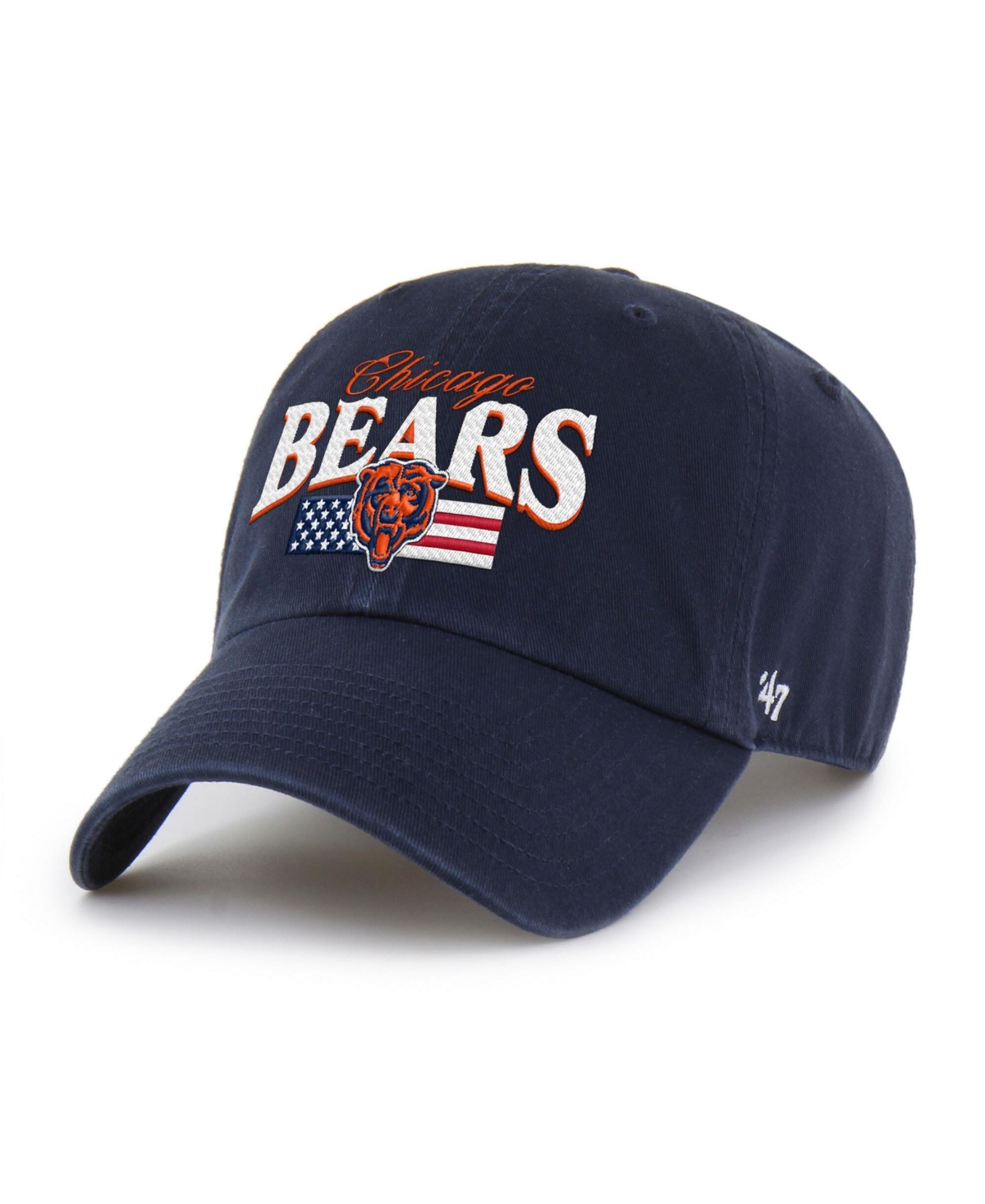 Click here for 47 Brand Mens Navy Chicago Bears American Flag Cle... prices
