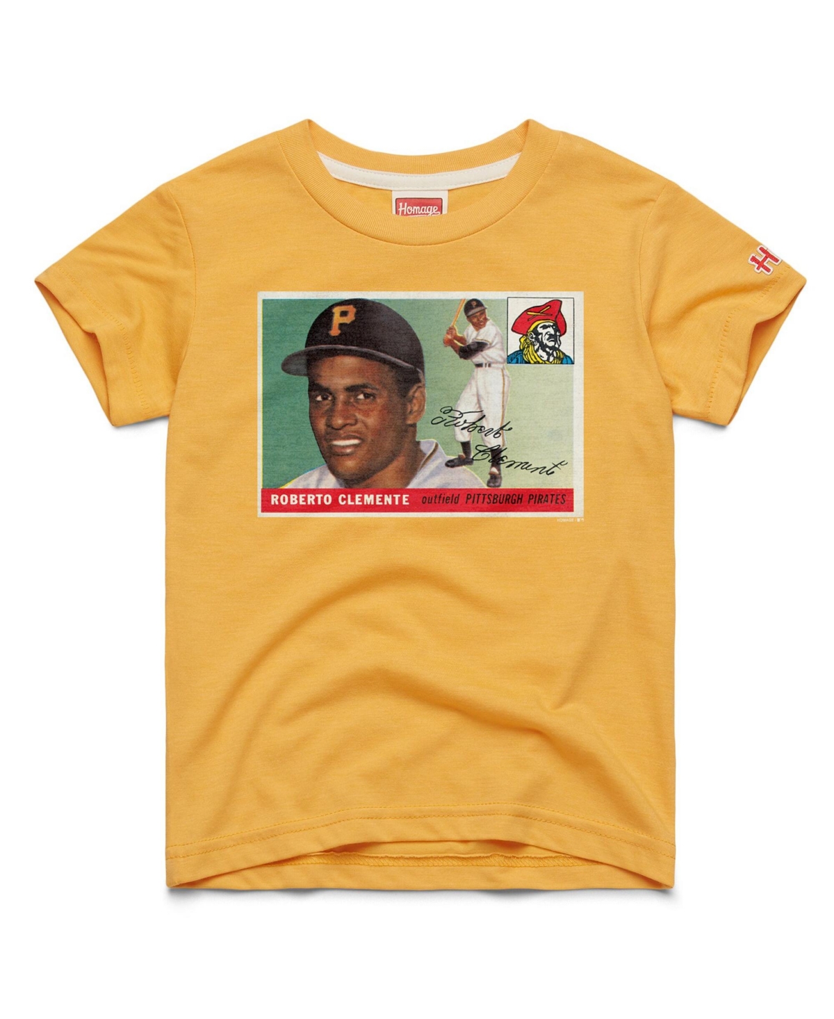 Click here for Homage Big Boys and Girls Roberto Clemente Gold Pi... prices