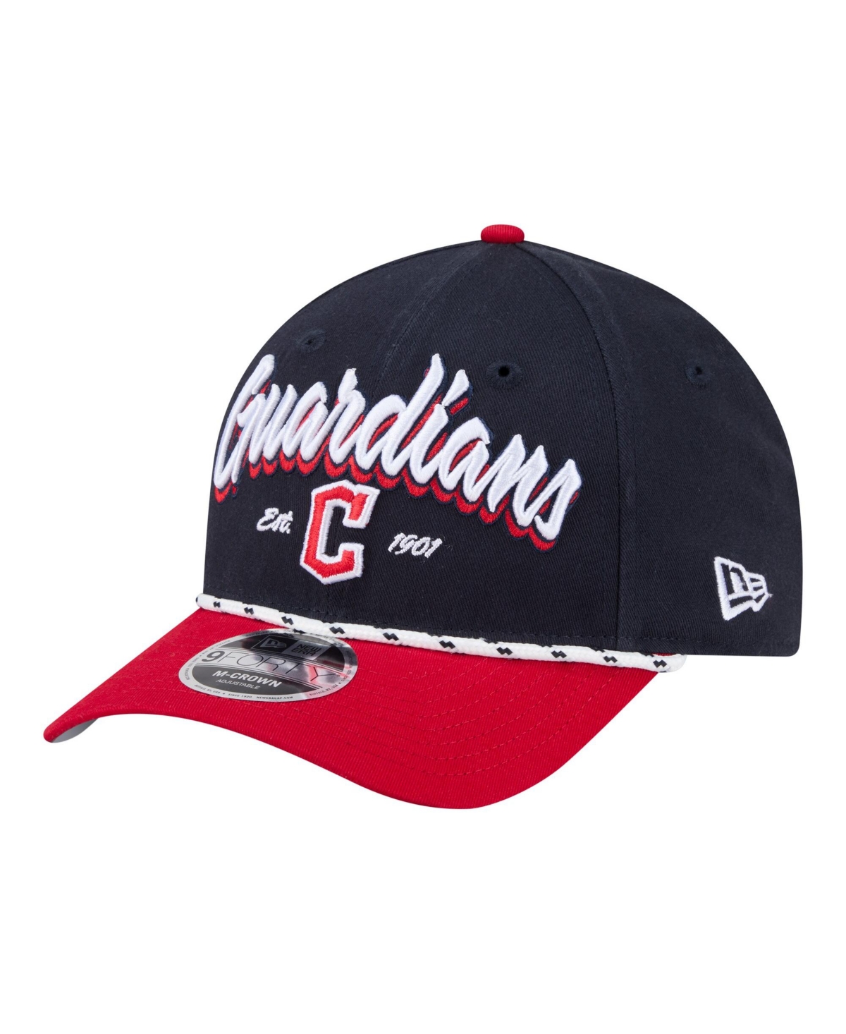 Click here for New Era Mens Navy  Red Cleveland Guardians Team Lo... prices