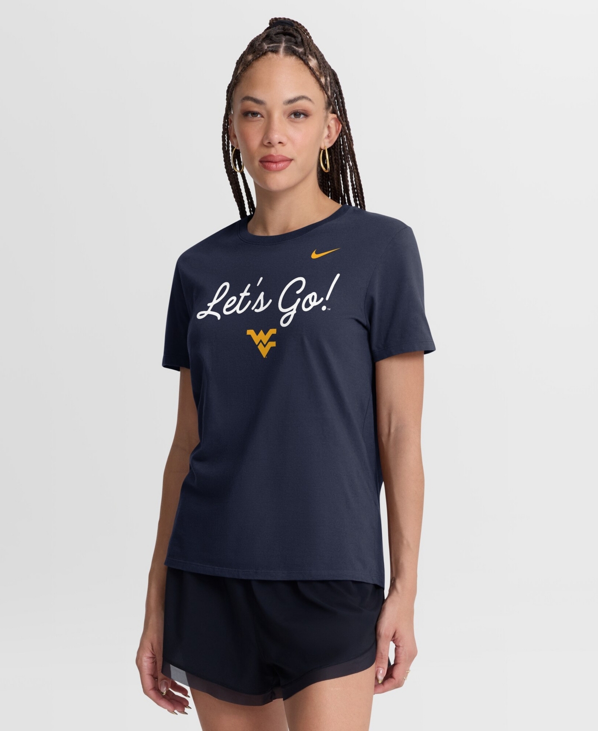 Click here for Nike Womens Navy West Virginia Mountaineers Script... prices