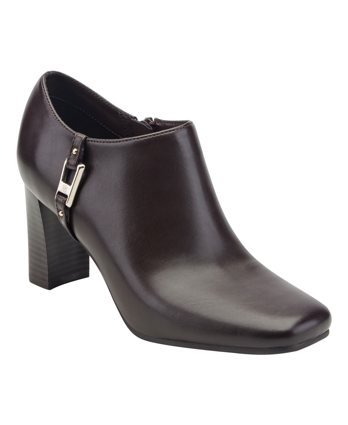 Click here for Bandolino Womens Urbiny Stacked Heel Square Toe Bo... prices