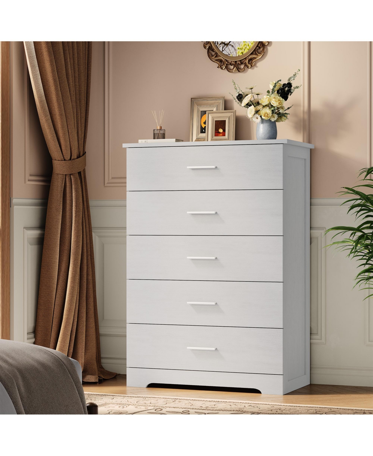Click here for 5 Drawer Dresser for Bedroom  47 Tall Modern Chest... prices