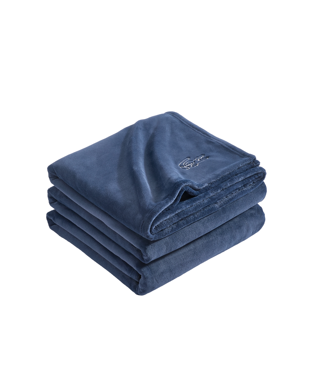 Click here for Lacoste Home Courtside Coco Flannel Ultra-Soft Bla... prices