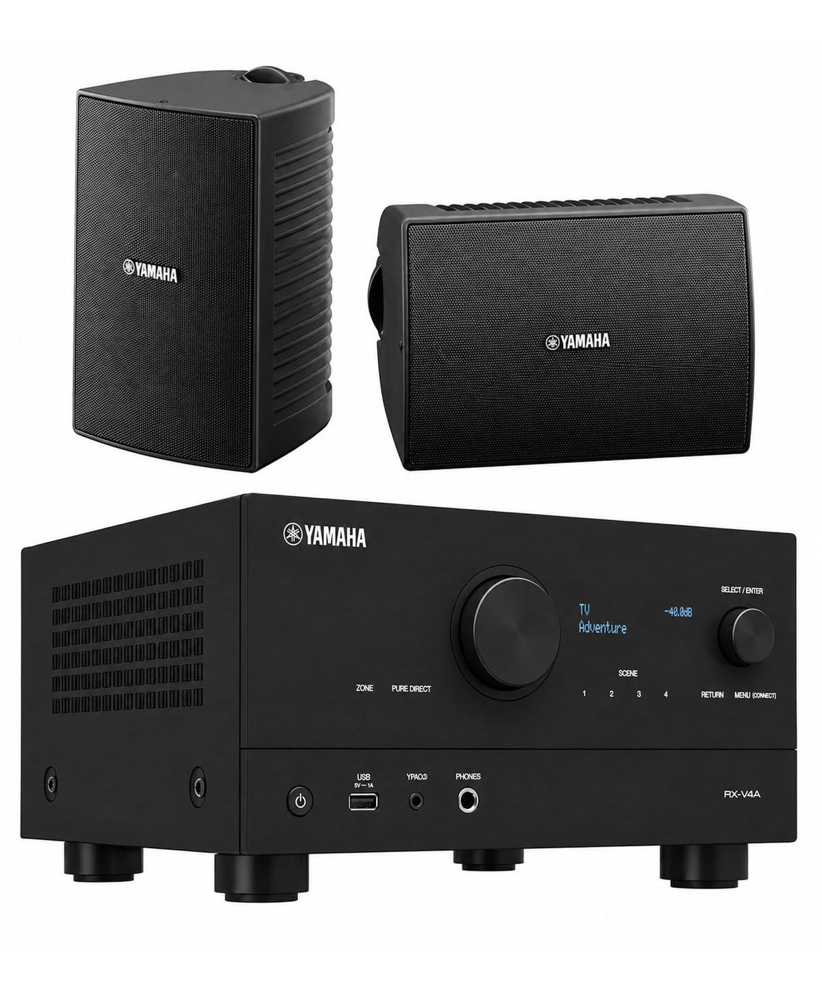 Click here for Yamaha Rx-V4A 5.2-Channel 80W Works with Alexa Av... prices