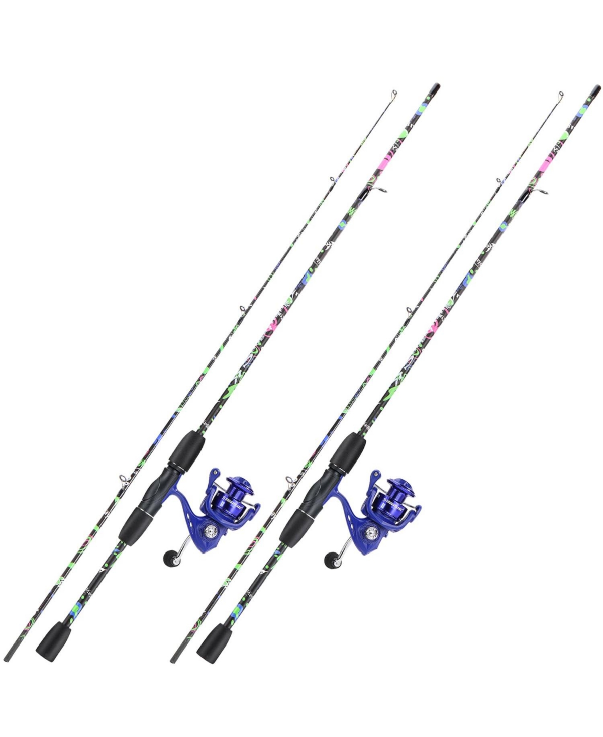 Click here for Aofar 60 2Pack Fishing Rod Graphite Fiberglass Spi... prices