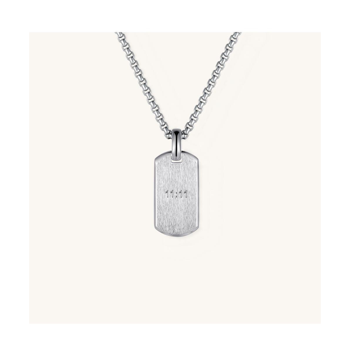 Click here for Mantra Womens Tag Chain necklace - Silver prices