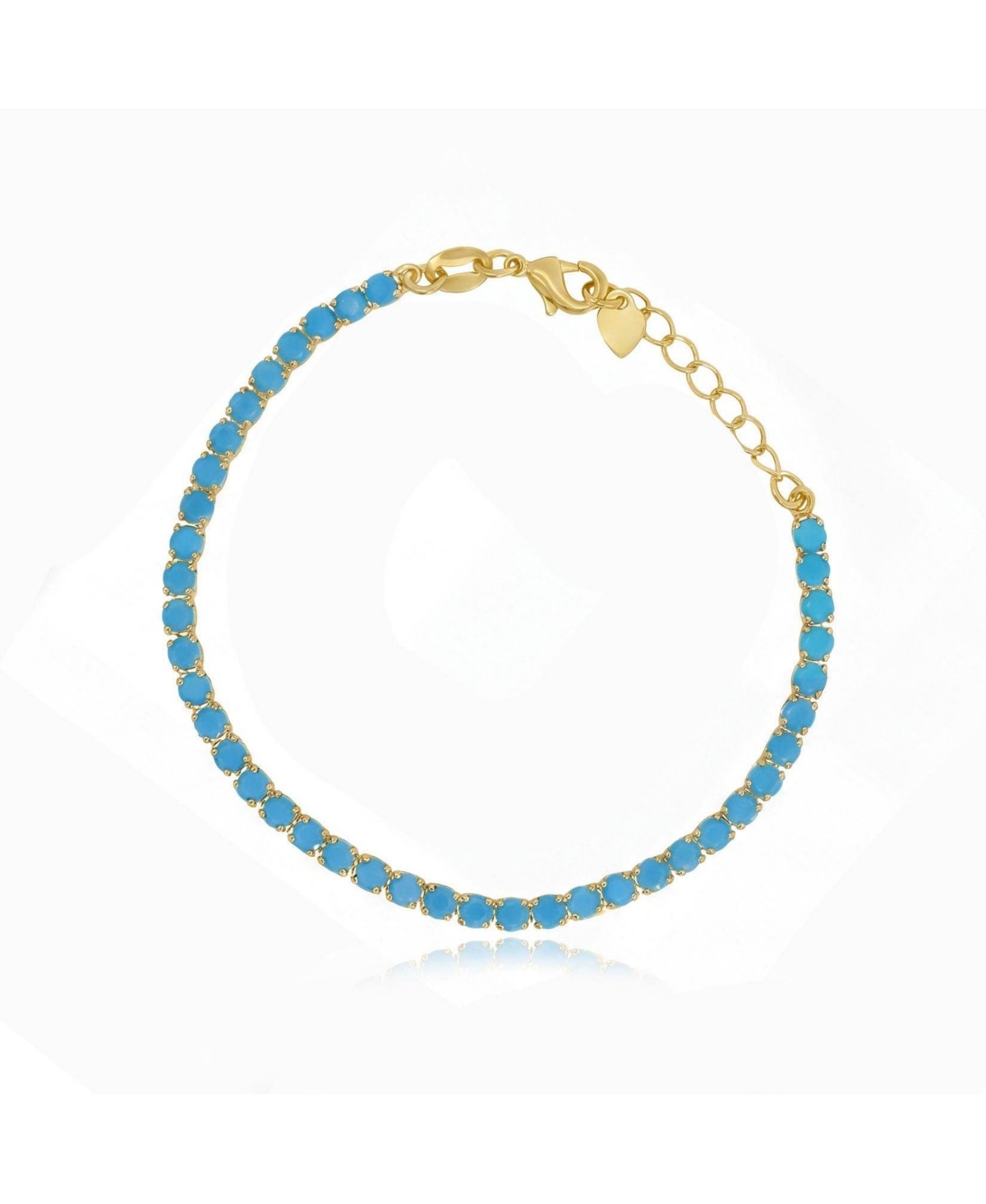 Click here for The Lovery Tennis Bracelet 14K Gold-Plated Sterlin... prices