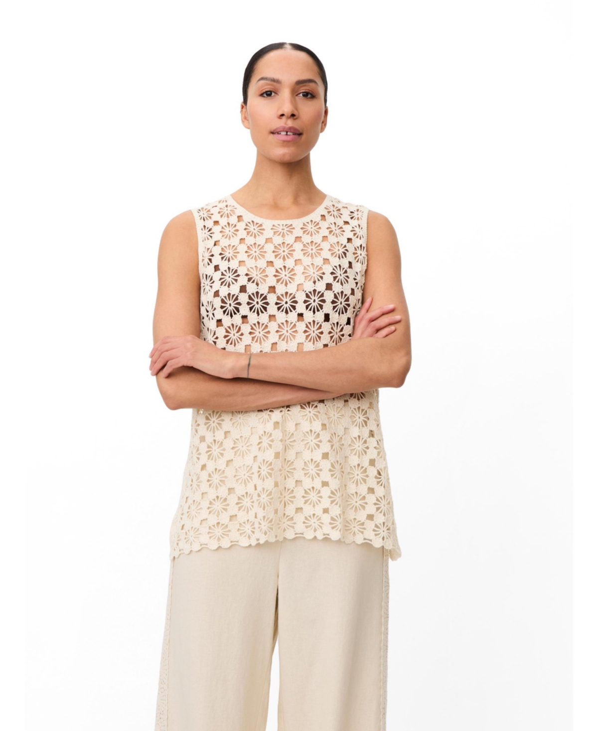 Click here for Masai Copenhagen Womens Mafanelis Floral-Crochet T... prices