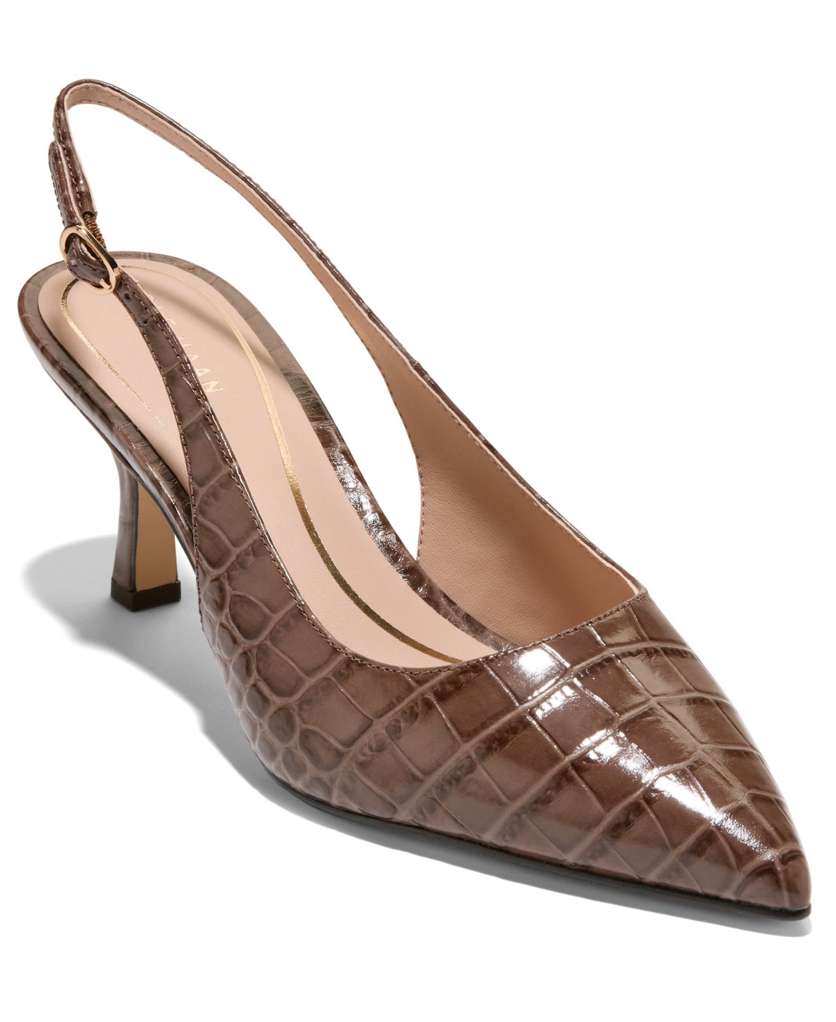 Click here for Cole Haan Womens Hansell Sling Back Pumps - Fondue... prices