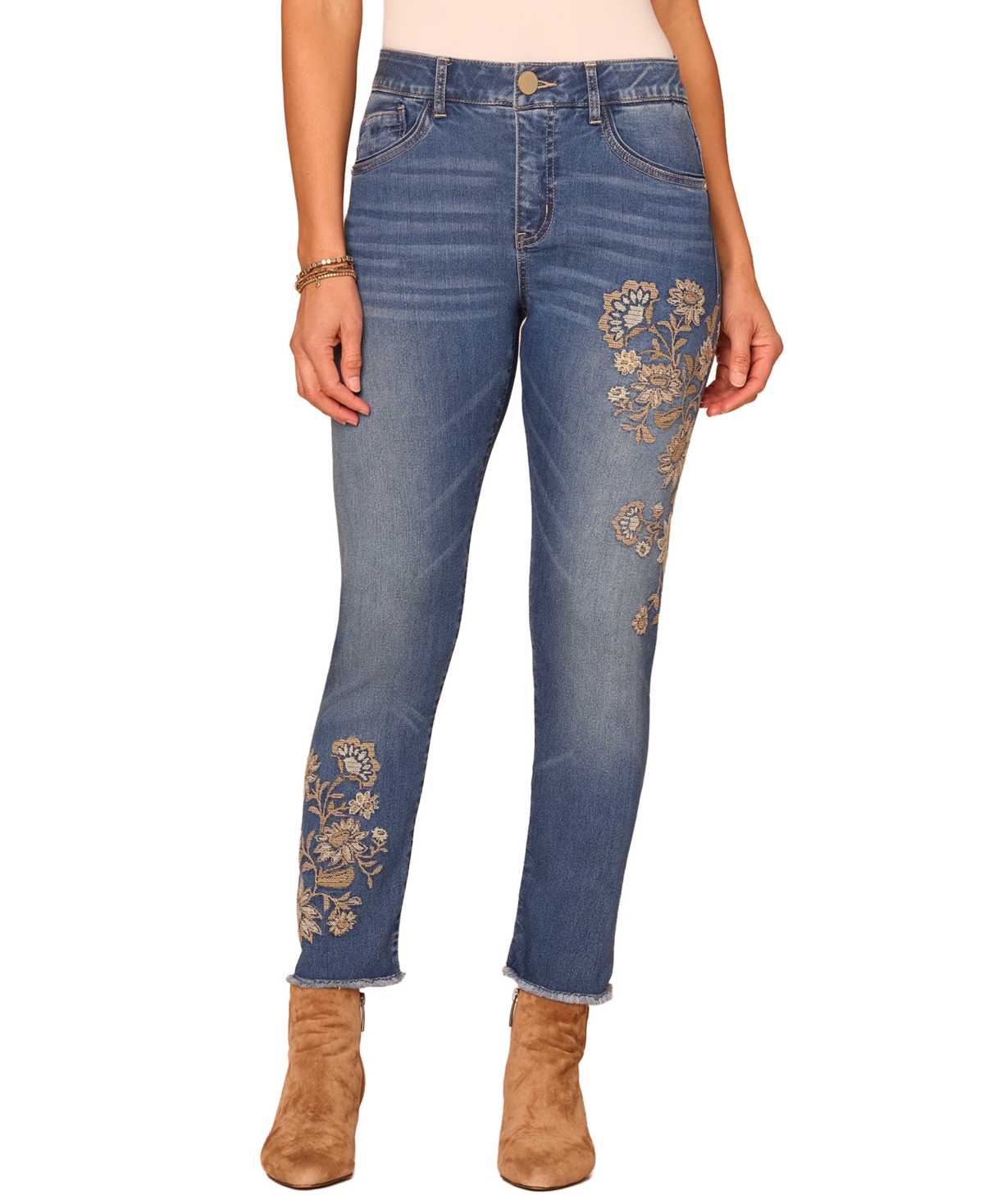 Click here for Democracy Womens AbSolution High-Rise Floral-Embro... prices