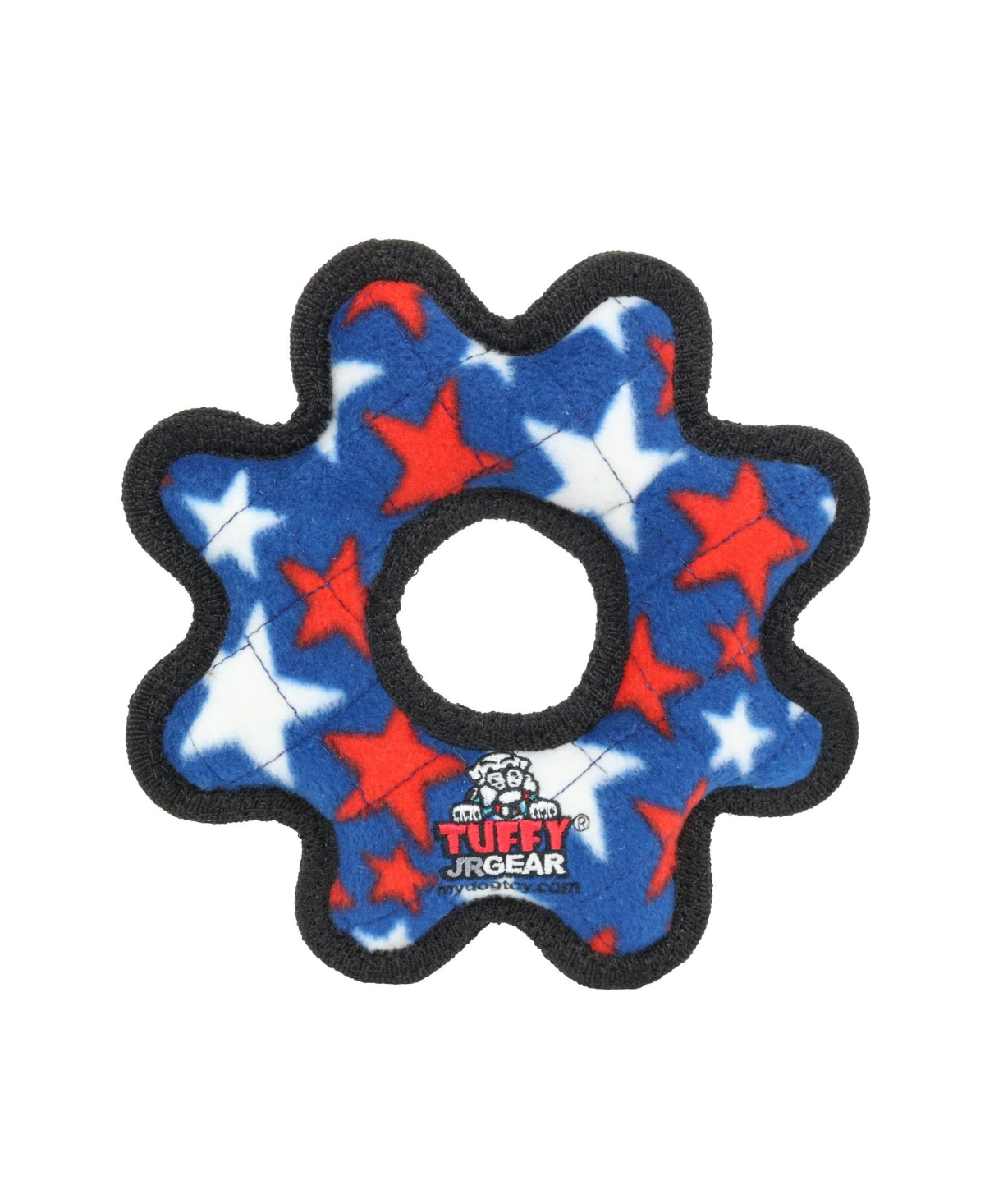 Click here for Tuffy Jr Gear Ring Star  Dog Toy - Blue prices