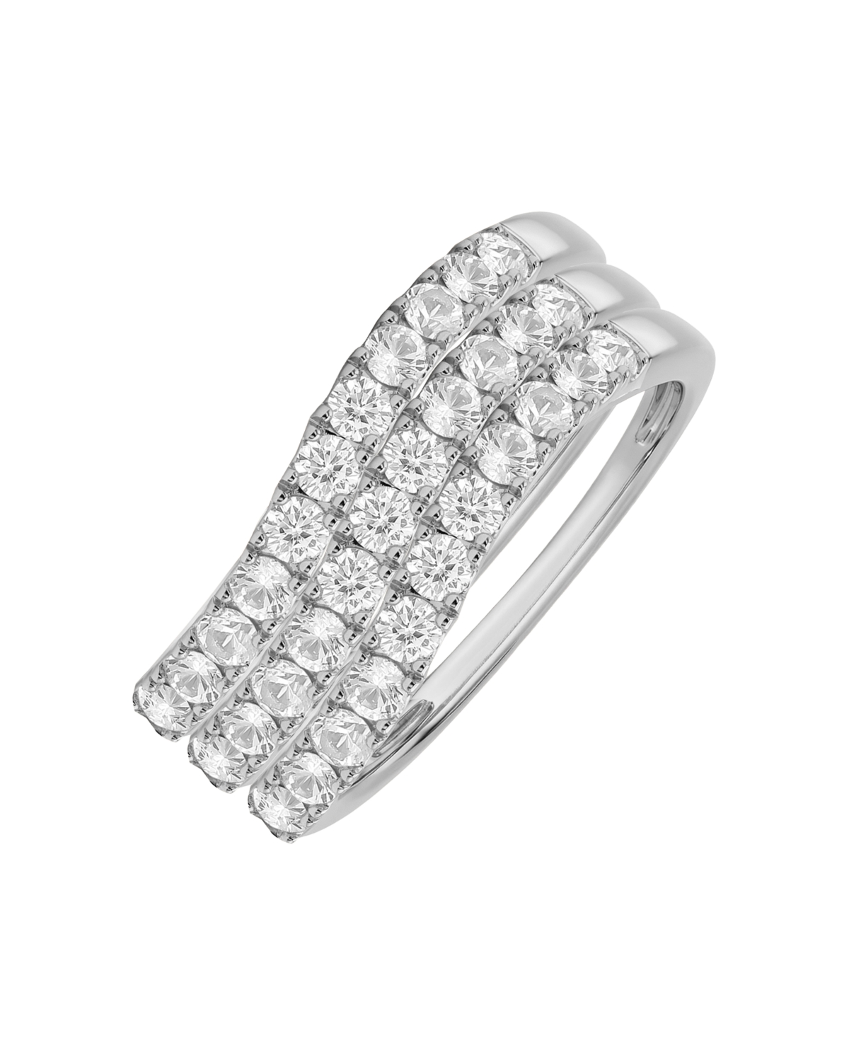 Click here for Macys 3-Piece Lab Grown Diamond Ring Set (1 ct. t.... prices