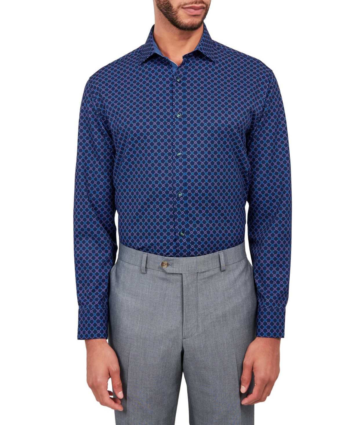 Click here for Society of Threads Mens Regular Fit 4-Way Stretch... prices