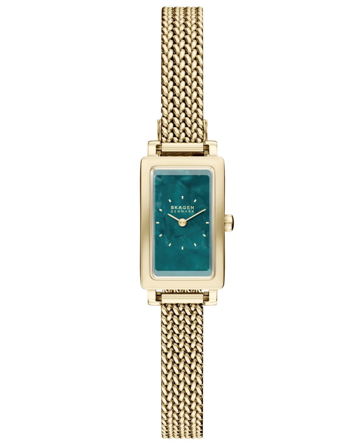 Click here for Skagen Womens Hagen Micro Quartz Two-Hand Gold Sta... prices