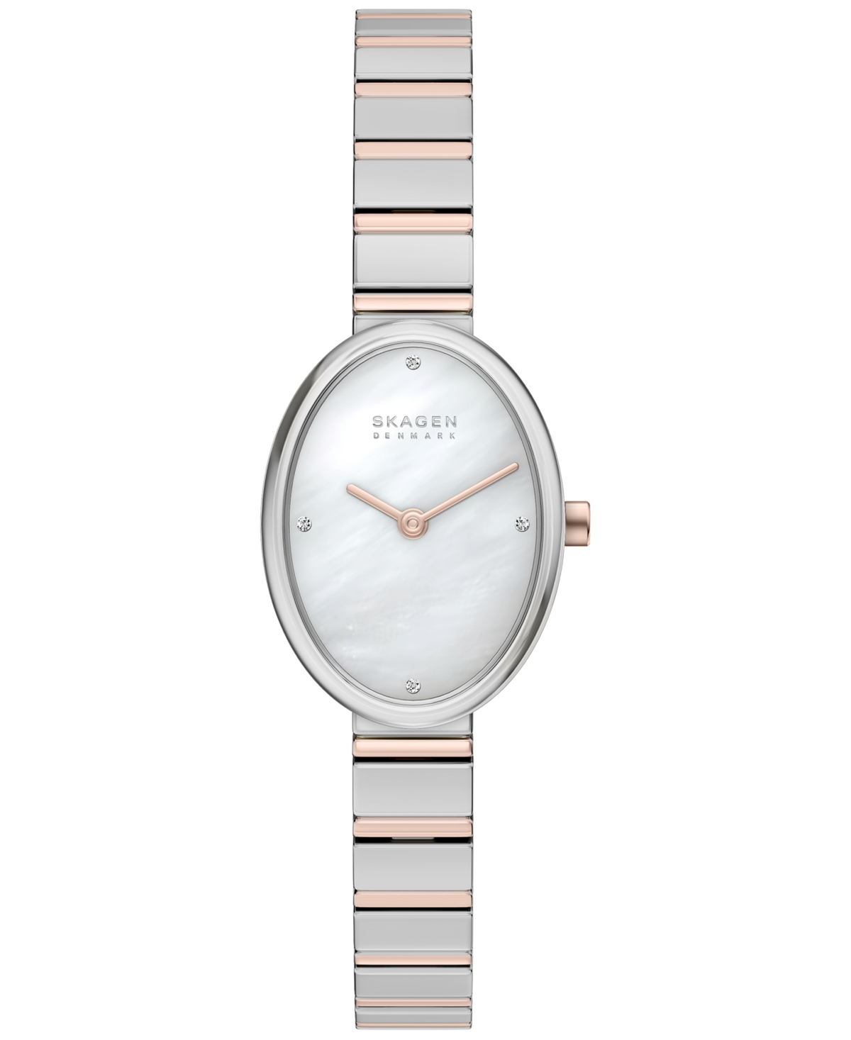 Click here for Skagen Womens Anita Oval Quartz Two-Hand Stainless... prices