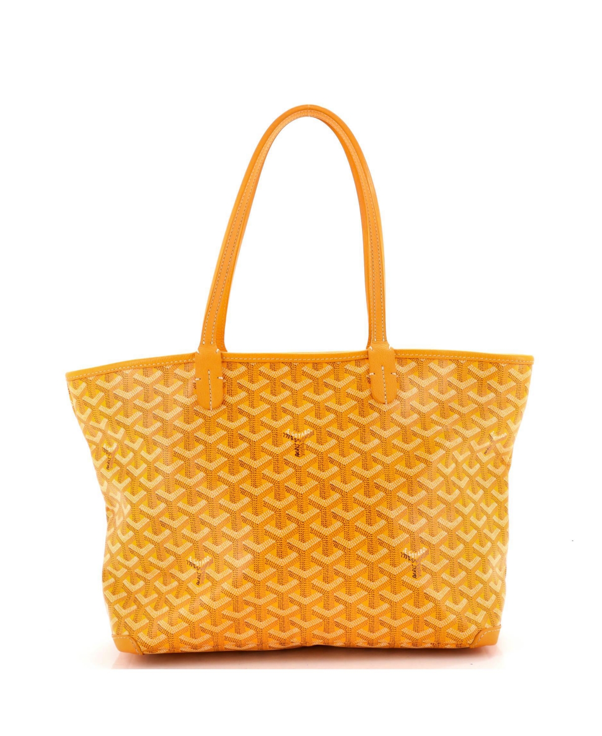 Click here for Pre-Owned Goyard Pm Artois Tote Coated Canvas - Ye... prices