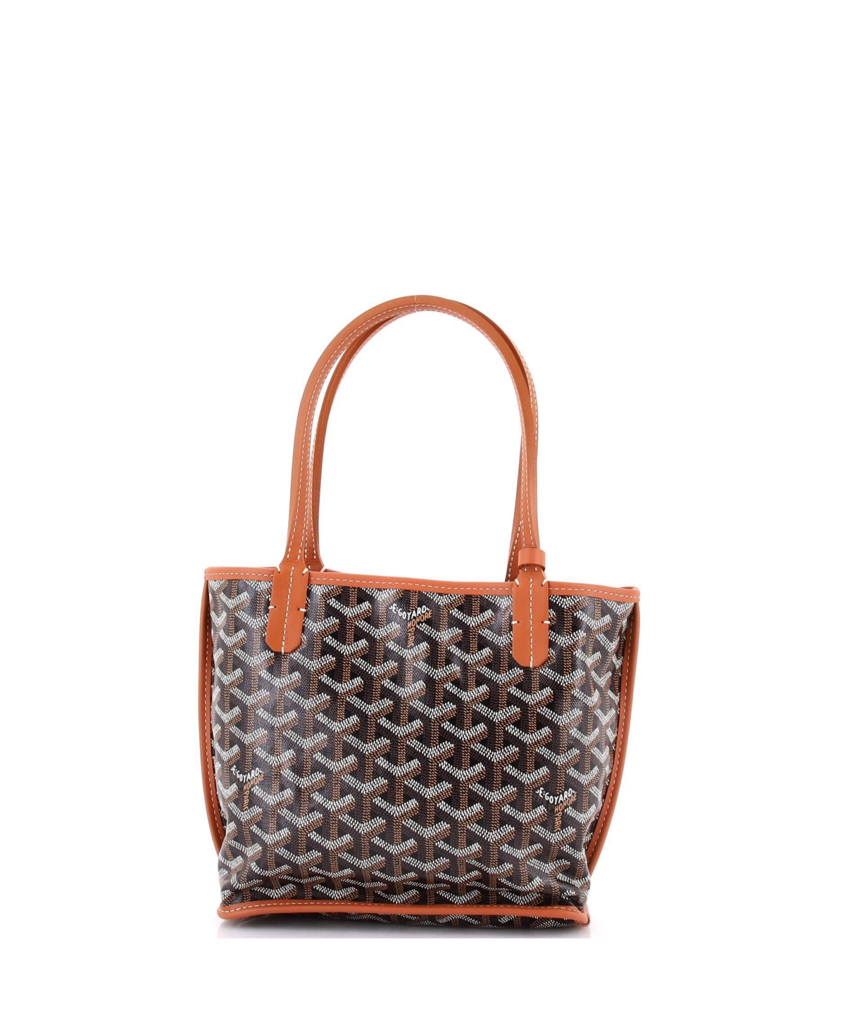 Click here for Pre-Owned Goyard Mini Anjou Reversible Tote Coated... prices