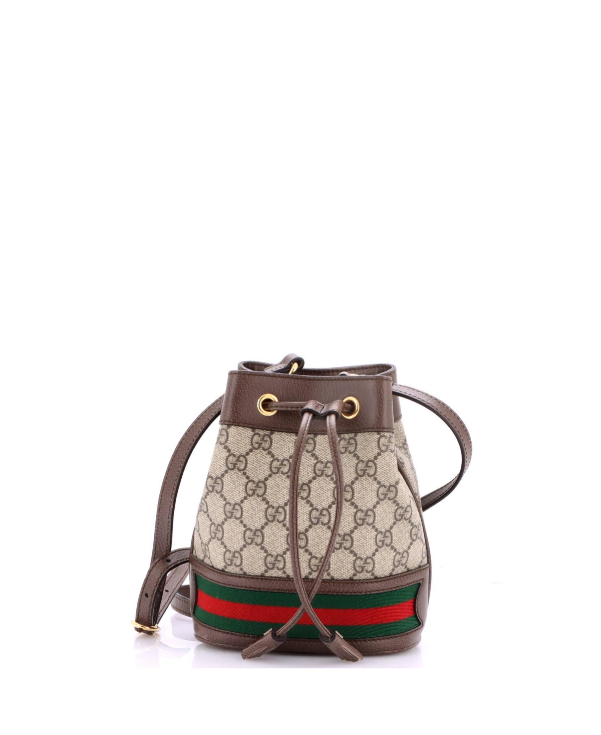Click here for Pre-Owned Gucci Mini Ophidia Bucket Bag Gg Coated... prices