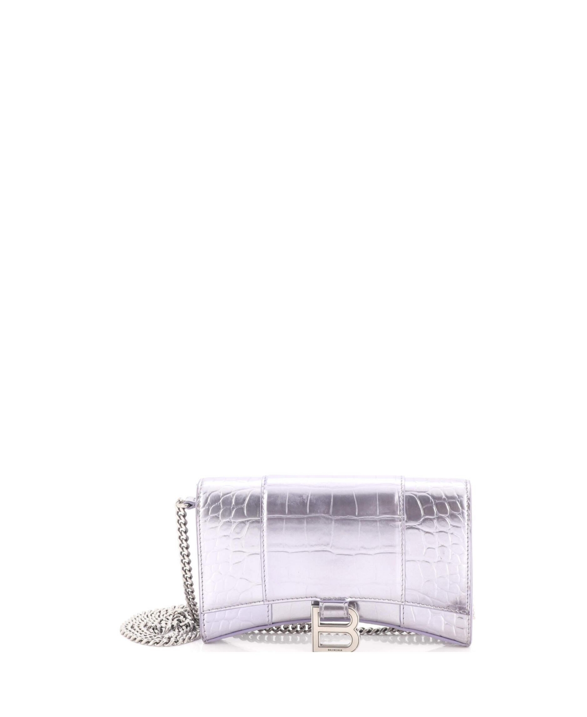 Click here for Pre-Owned Balenciaga Hourglass Chain Wallet Emboss... prices