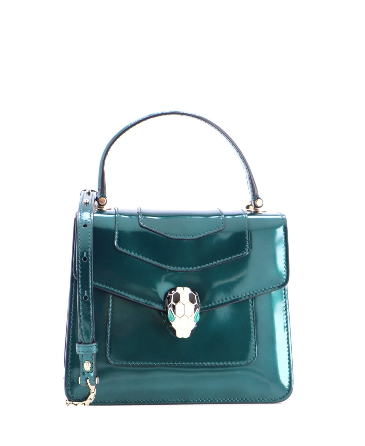 Click here for Pre-Owned Bvlgari Small Serpenti Top Handle Bag Pa... prices