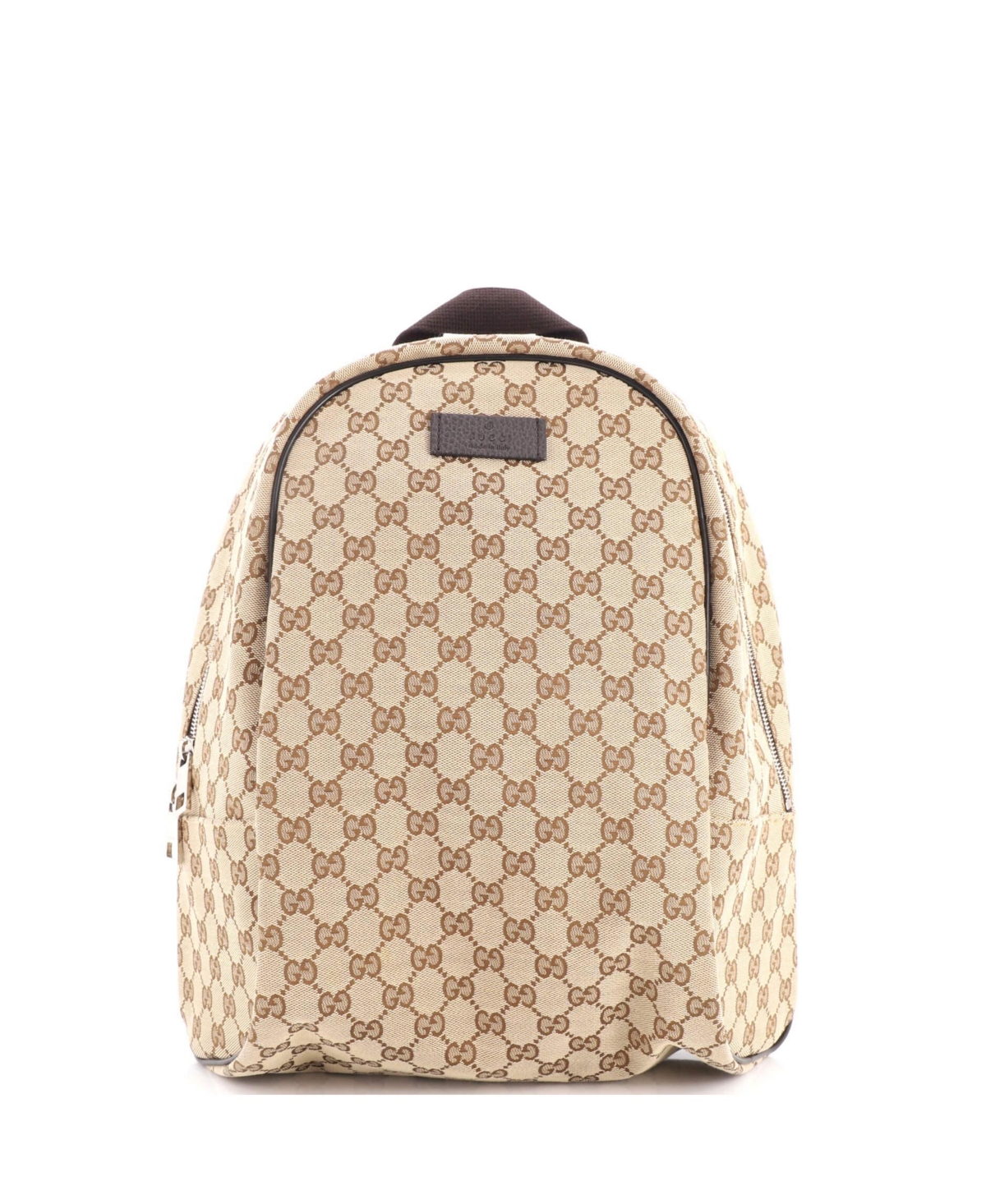 Click here for Pre-Owned Gucci Zip Around Travel Backpack Gg Canv... prices