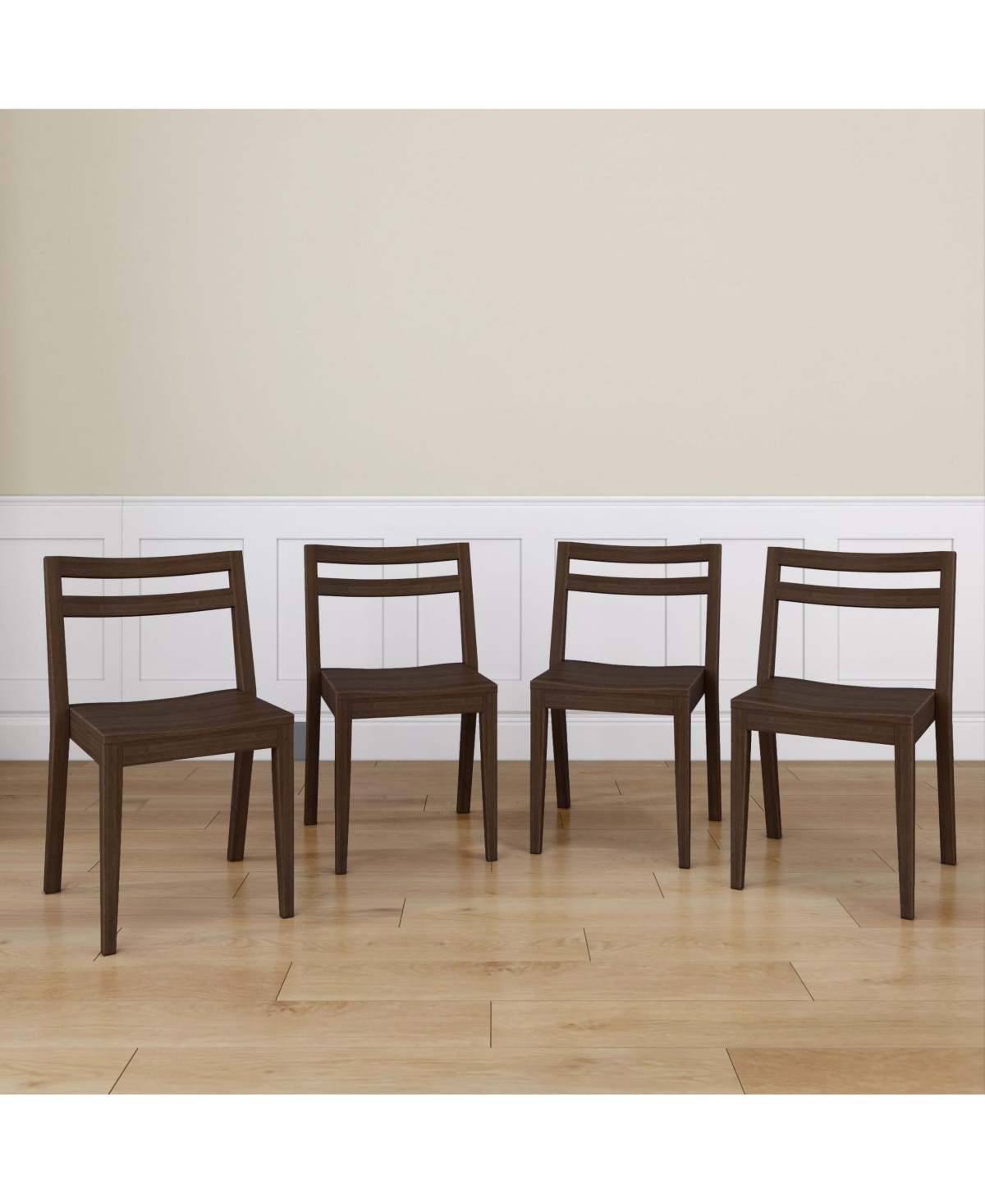 Click here for Grain and Grove Davie Dining Chair (4 Pack) - Waln... prices