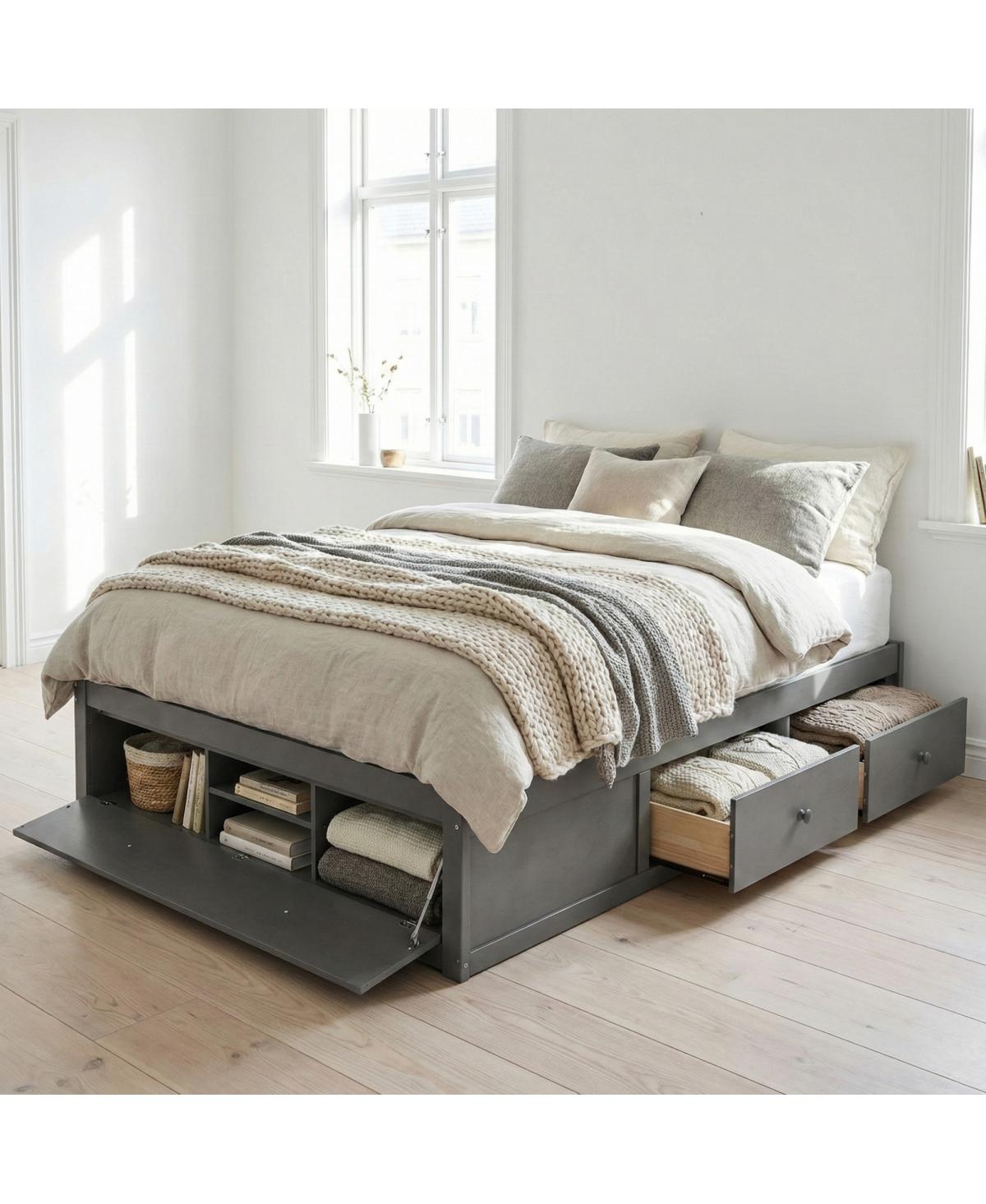 Click here for Streamdale Furniture Storage Platform Bed with 4 D... prices
