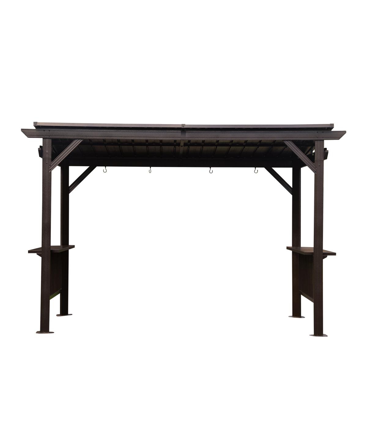 Click here for Streamdale Furniture Hardtop Grill Gazebo with She... prices