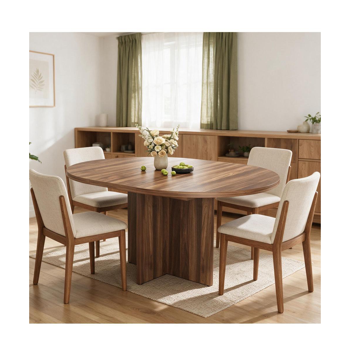Click here for gaomon 43.3-59 Extendable Round Dining Table for 4... prices