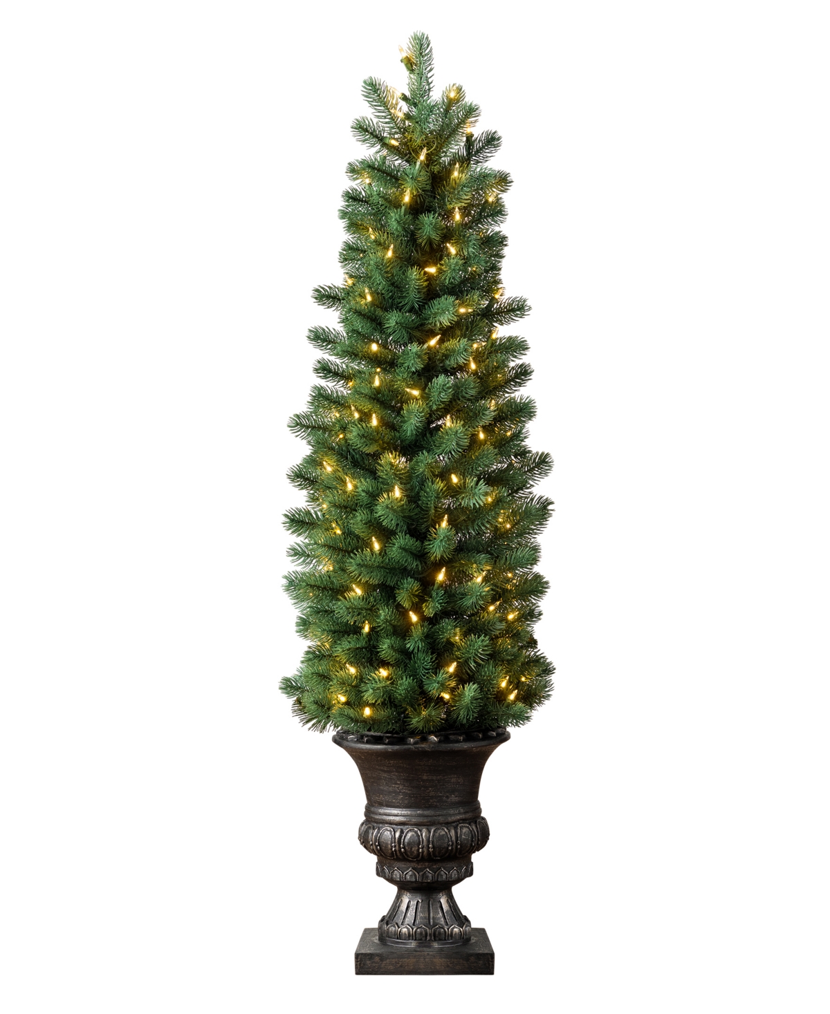 Click here for Balsam Hill Sonoma Slim Potted Pencil 4 Tree - Gre... prices