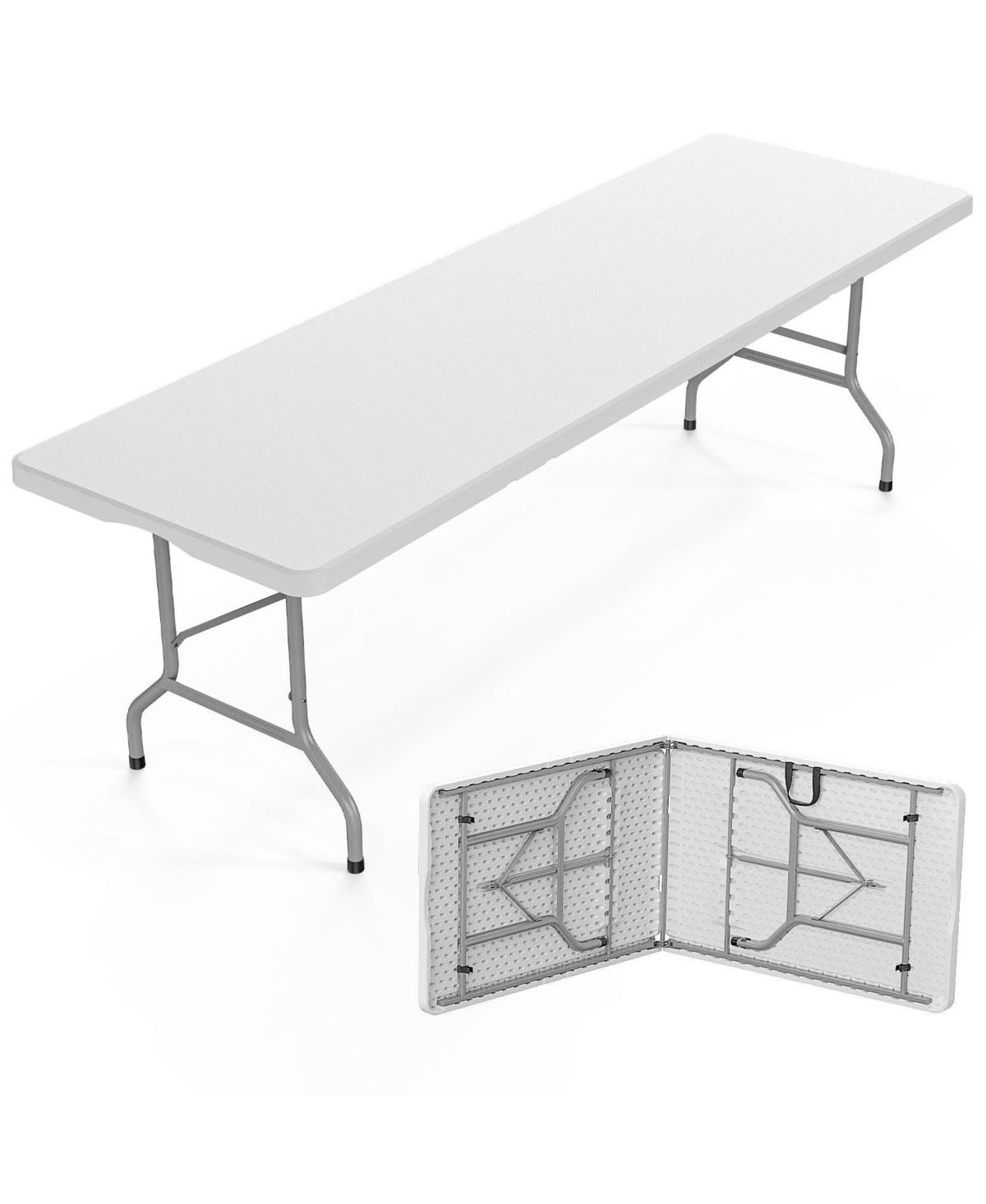 Click here for Aofar 8Feet Folding Table Portable Plastic Long Pa... prices