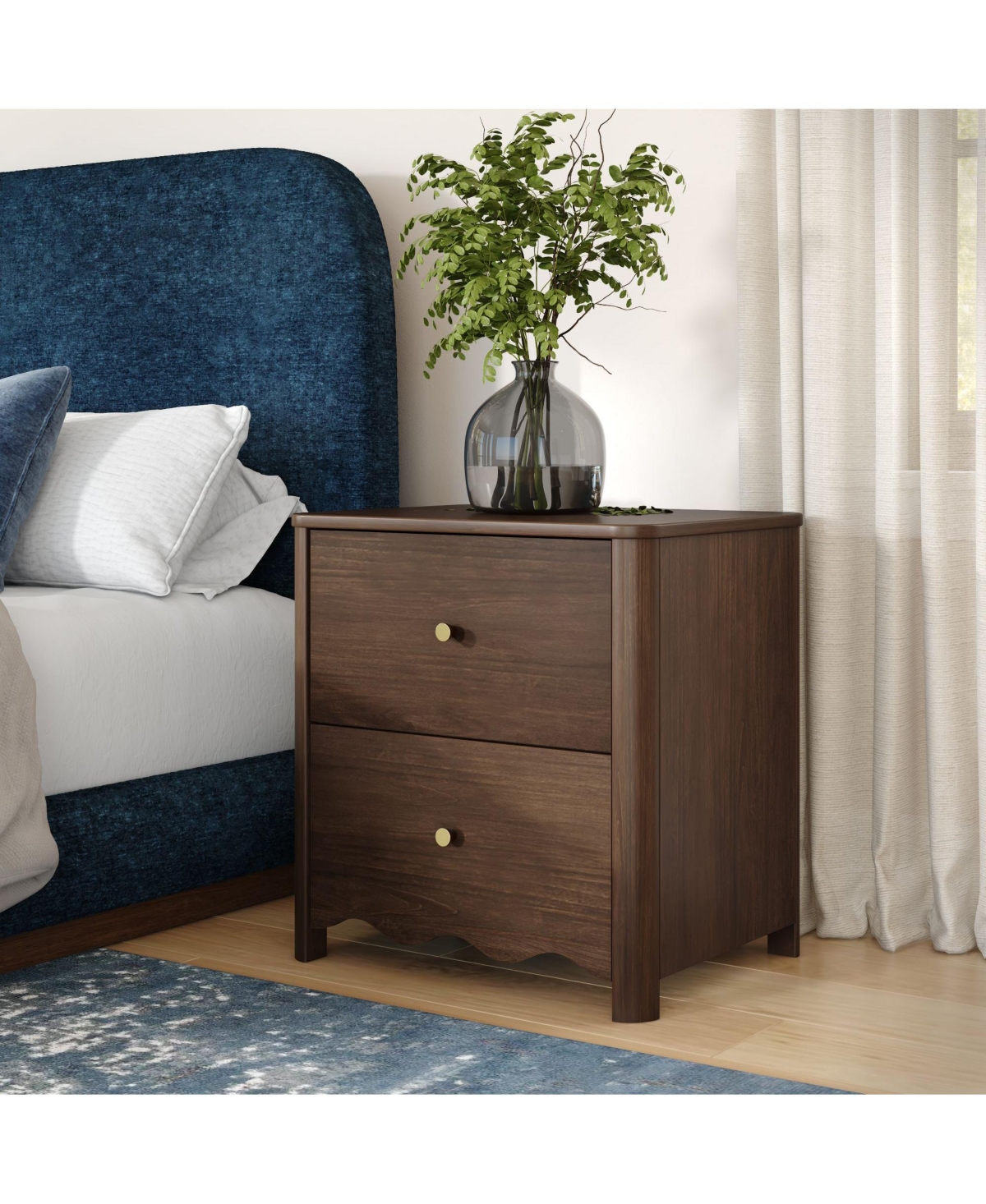 Click here for Plank+Beam Sutton 2 Drawer Nightstand  24 x 18  Bl... prices