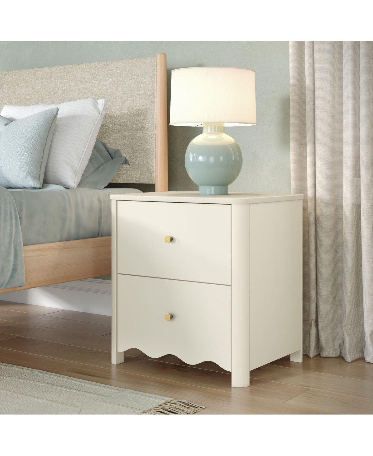 Click here for Plank+Beam Sutton 2 Drawer Nightstand  24 x 18  Bl... prices