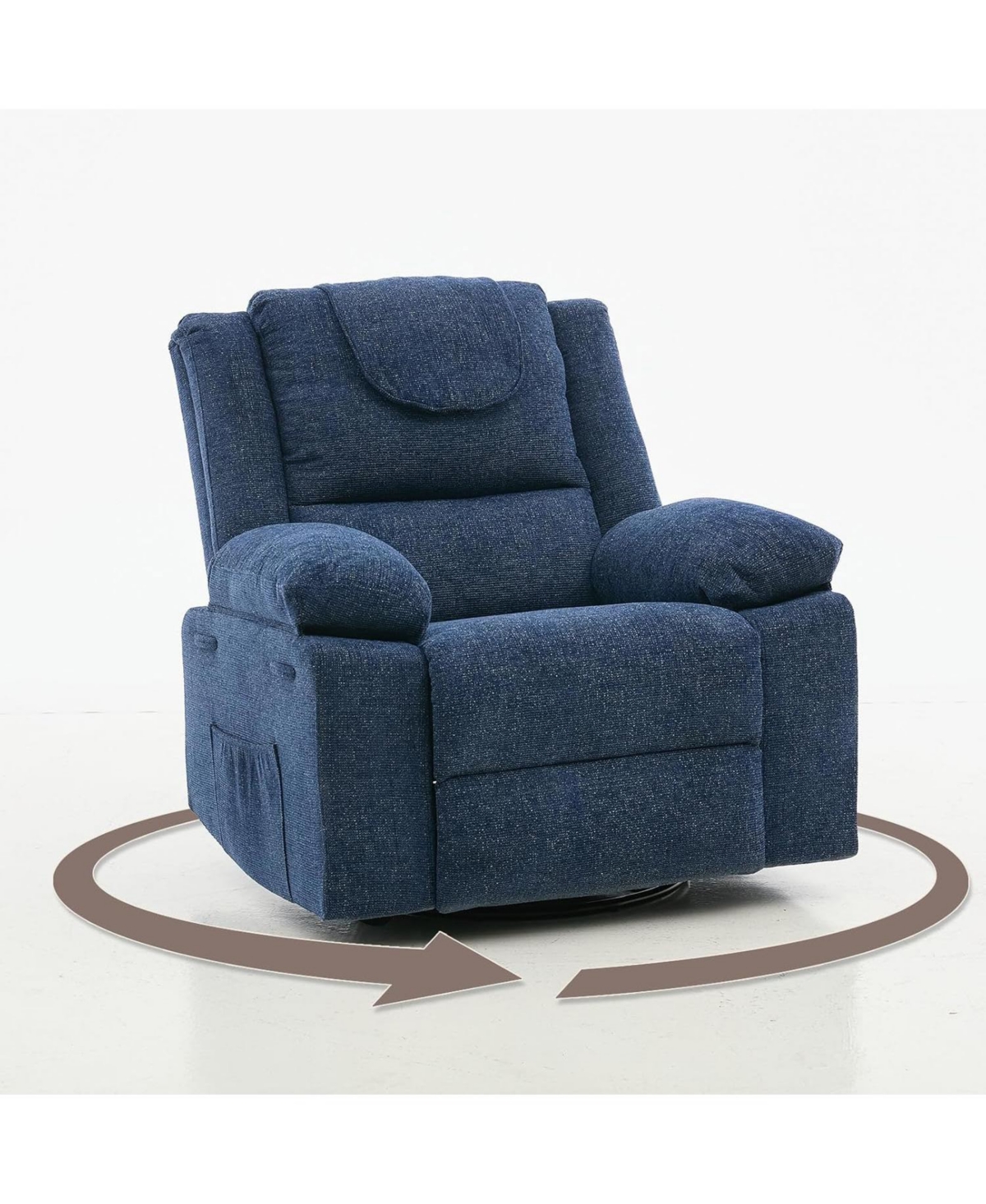 Click here for homfan Rocking Swivel Recliner with Heat and Vibra... prices