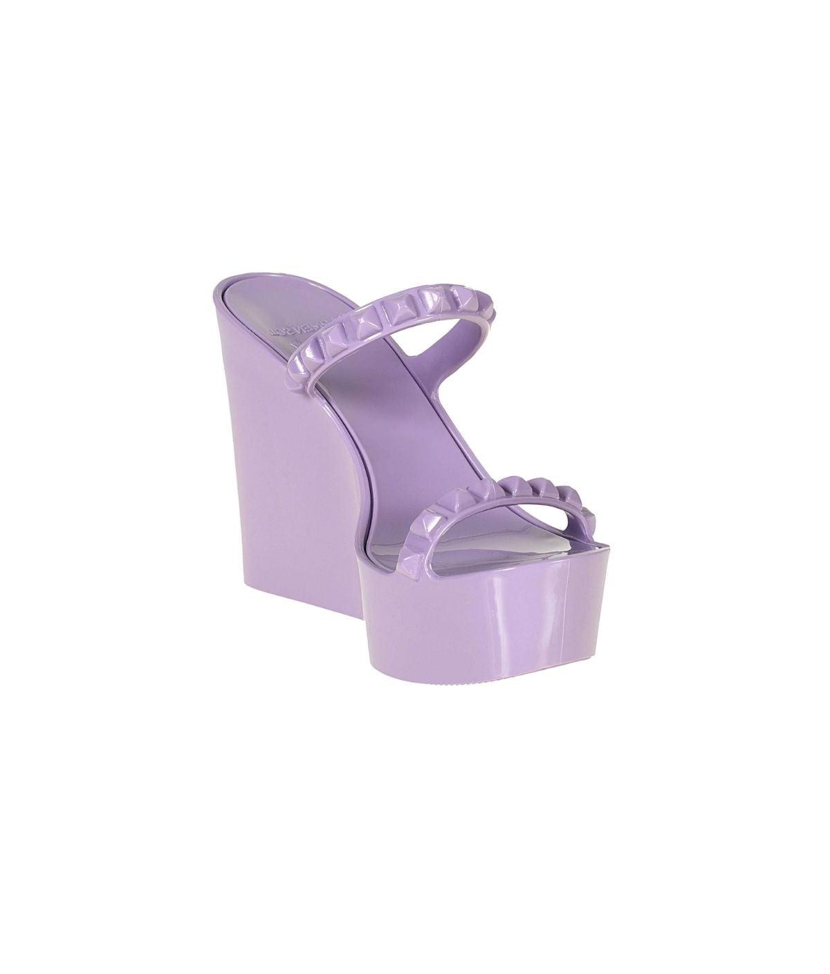 Click here for Carmen Sol Womens Tonino High Wedge - Violet prices